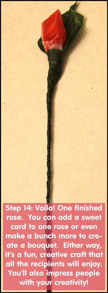 Hershey Kiss Valentine Roses Tutorial » Thrifty Little Mom