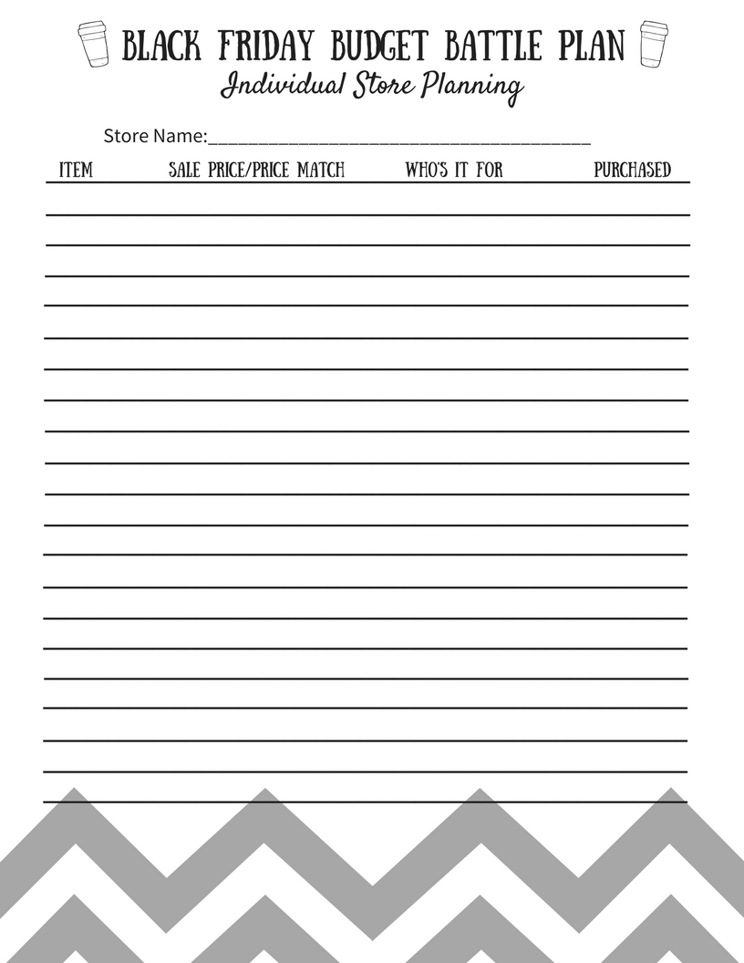 Create a Black Friday Budget Battle Plan » Thrifty Little Mom