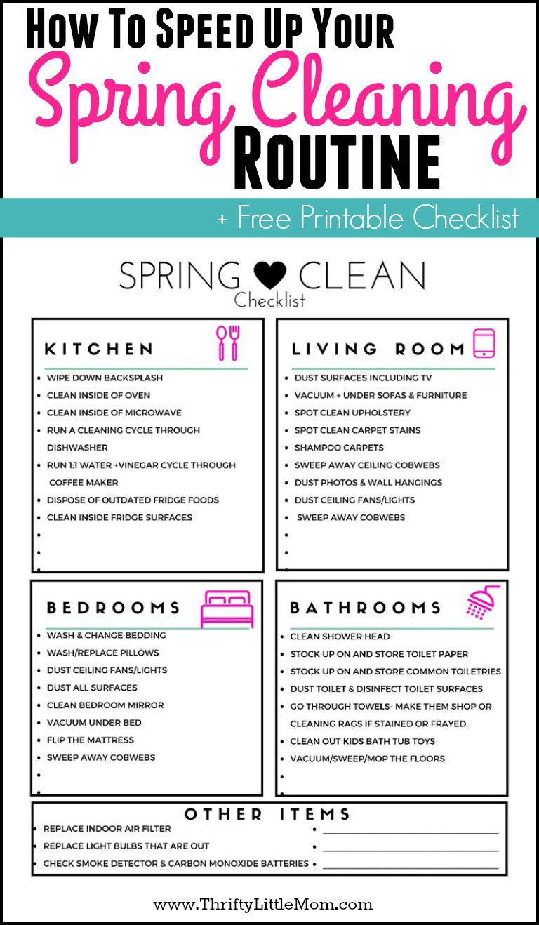 Speed Up Your Spring Cleaning Routine » Thrifty Little Mom