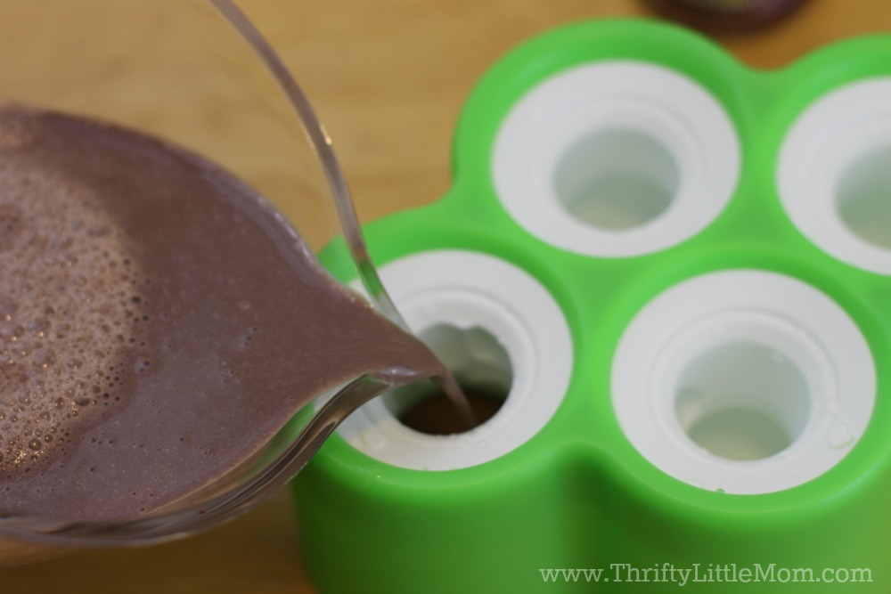 Kid's Creamy Chocolate Ice Pops Recipe » Thrifty Little Mom