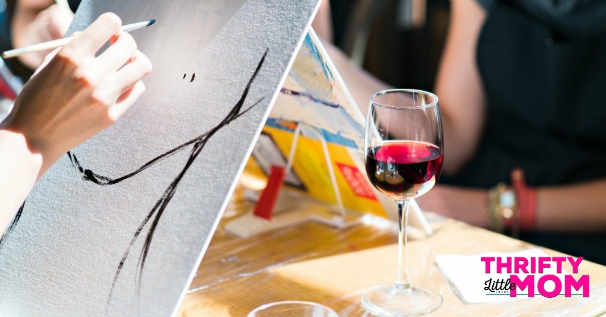 Simple Sip And Paint Party Ideas For A Night IN With Friends