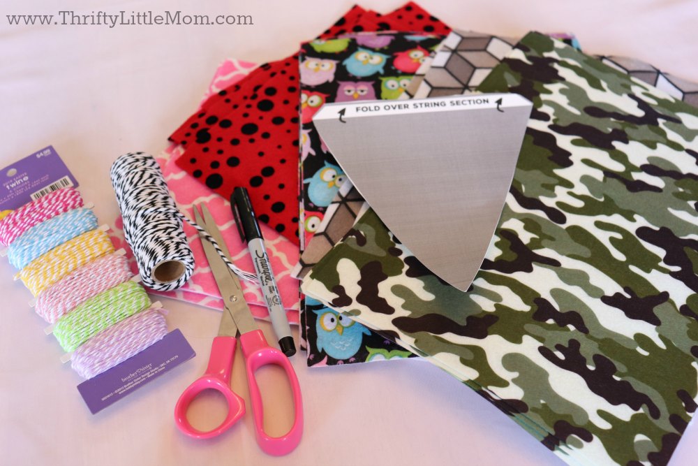 How To Make Bunting for Parties & Kid's Room Decor » Thrifty Little Mom